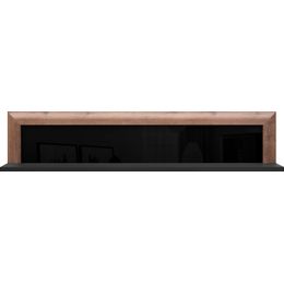 Wandregal FORTE, B:132,9cm H:27,7cm T:22cm, braun, FSC-zertifizierter Holzwerkstoff, Wohnzimmer, Regale, "Savona", Breite 133 cm