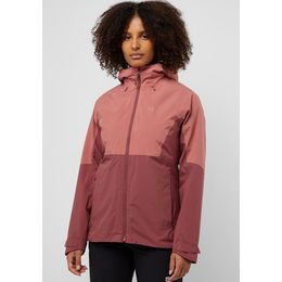Jack Wolfskin Herren 3-in-1-Funktionsjacke "GLAABACH 3IN1 JKT W", rot, Gr. XS, Obermaterial: 100% Polyester; Kontrast: 100% Polyester; Futter: 100%