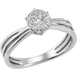 Firetti Damen Fingerring "Schmuck Geschenk Silber 925 Damenring Verlobungsring Ring", 60, Silber 925 (Sterlingsilber), 4mm, silber, Silber 925