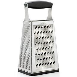 Cuisipro Vierkantreibe, T:24cm, silber, K&uuml;chenreiben, 5 Reibefl&auml;chen