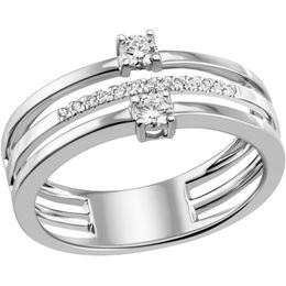 Firetti Damen Fingerring "Schmuck Geschenk Silber 925 Damenring Ring", 56, Silber 925 (Sterlingsilber), 5,6mm, silber, Silber 925 (Sterlingsilber),