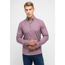 Eterna Herren Langarmhemd "SLIM FIT", rot, Gr. 44, Flanell, 52% cotton, 10% Schurwolle, 38% Lyocell, Hemden