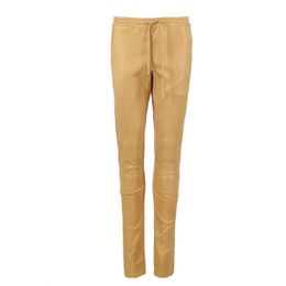 Maze Damen Lederhose "Brenzone", gold, Gr. S, Obermaterial: 100% Lammleder; Innenseite: 97% Baumwolle, 3% Elastan, Hosen