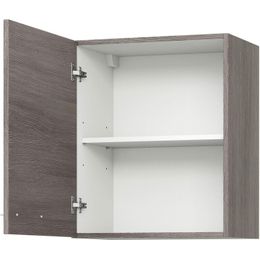 Hängeschrank KOCHSTATION, B:50cm H:60cm T:35cm, grau, Küche, Schränke, "KS-Trea O50-60", inklusive Einlegeboden, Breite 50 cm, Höhe 60 cm