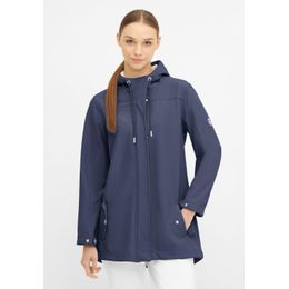 Bench. Damen Steppjacke "642191", blau, Gr. 40, unifarben, Web, Obermaterial: 100% Polyester, Jacken