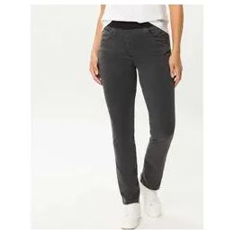 Bequeme Jeans RAPHAELA BY Brax "Style PAMINA FUN" Gr. 40K (20), Kurzgrößen, grau (dunkelgrau) Damen Jeans