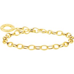 Thomas Sabo Damen Armband "X0031-413-39-L17,L19,5", 17, Silber 925 (Sterlingsilber), gold, Silber 925 (Sterlingsilber), Armbänder