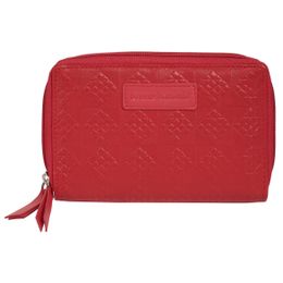 Bruno Banani Damen Geldb&ouml;rse, rot, Leder, Kleinlederwaren, echt Leder