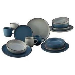 Kombiservice Creatable "Geschirr-Set Modern Scandic" Geschirr-Sets Gr. 16 tlg., blau Service, skandinavischer Life Style, 16 Teile, für 4 Personen