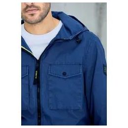 Outdoorjacke Street One MEN Gr. S (48), blau (indigo blue) Herren Jacken mit Kapuze Tunnelzugband