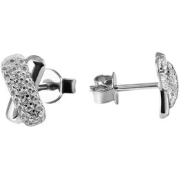 Firetti Damen Paar Ohrstecker "Schmuck Geschenk Silber 925 Ohrschmuck Ohrringe X", Silber 925 (Sterlingsilber), silber, Silber 925 (Sterlingsilber),