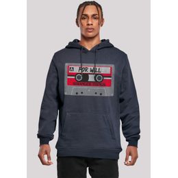 F4NT4STIC Herren Kapuzenpullover "Stranger Things Cassette For Will Netflix", blau, Gr. M, Obermaterial: 65% Baumwolle, 35% Polyester, Pullover,
