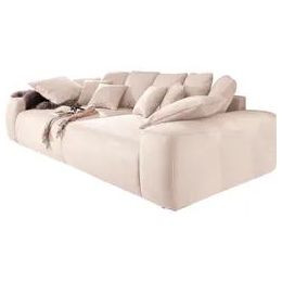 Big-Sofa Home Affaire "Sundance, B/T 302/137 cm" Sofas Gr. B/H/T: 302 cm x 85 cm x 137 cm, Microfaser PRIMABELLE, beige (natur) Dauerschläfer mit Hygiene-Topper und Transporttasche Bestseller