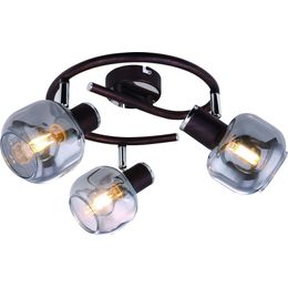 Globo Lighting - PALLO - Strahler Metall bronzefarben, 3x E14