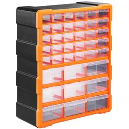 Casaria monzana® Kleinteileorganizer 47,5x38x16cm 39 Fächer