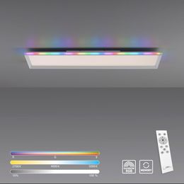 LED Deckenleuchte GALACTICA, CCT + RGB Rainbow, dimmbar, Funk-FB, rechteckig, Innenleuchte, IP20