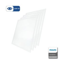 4er Pack LED Panel, 62x62 cm, UGR