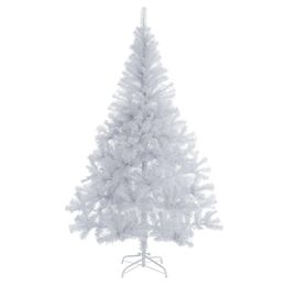 Casaria Deuba Weihnachtsbaum PVC weiß 150cm