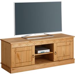 TV-Board Home Affaire "Indra" Sideboards Gr. B/H/T: 120 cm x 45 cm x 40 cm, beige (natur) wahlweise in 2 Breiten, Fernsehtisch