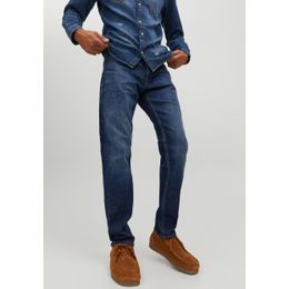 Jack & Jones Comfort-fit-Jeans JACK & JONES "JJIMIKE JJORIGINAL CJ SN" Gr. 30, Länge 32, blau (blue denim) Herren Jeans