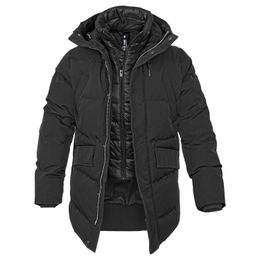 Poolman Zip Out Parka schwarz, Gr&ouml;&szlig;e S