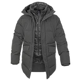 Poolman Zip Out Parka grau, Gr&ouml;&szlig;e S