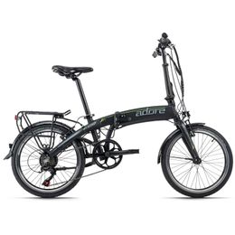 E-Bike Adore "Cologne" E-Bikes Gr. 30 cm, 20 Zoll (50,80 cm), schwarz Pedelec, Elektrofahrrad für Damen u. Herren, Klapprad