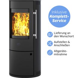 A+ (A++ bis G) FIREFIX Kaminofen "»Neapel«" Kaminöfen Wunschort Lieferung schwarz