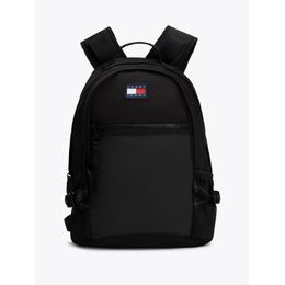 Rucksack Tommy Jeans "Men TJM FRESHMAN BACKPACK Backpack" Gr. B/H/T: 36 cm x 47 cm x 19 cm, schwarz (black) Rucksäcke