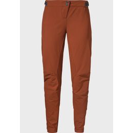 Schöffel Outdoorhose SCHÖFFEL "Pants Arosa L", Gr. 36, Normalgrößen, rot (2950, rot), Oberstoff: 95% Nylon 5% Elasthan Oberstoff Einsatz: 80% Nylon 20% Elasthan, sportlich, Hosen