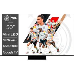 G (A bis G) TCL Mini-LED-Fernseher Fernseher schwarz