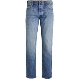 Jack & Jones PlusSize Comfort-fit-Jeans JACK & JONES PLUSSIZE "JJIMIKE JJORIGINAL CB 010 PLS" Gr. 46, Länge 32, blau (blue denim) Herren Jeans