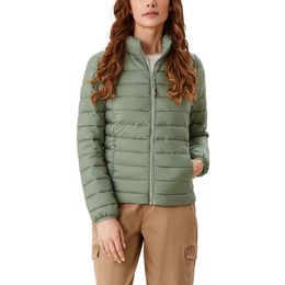 Steppjacke s.Oliver Gr. 34, grün (tannengrün), Damen, Web, Obermaterial: 100% Polyester. Futter: 100% Polyester, unifarben, Jacken, mit Stehkragen