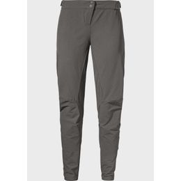 Schöffel Outdoorhose SCHÖFFEL "Pants Arosa L" Gr. 44, Normalgrößen, grau (9830, grau) Damen Hosen