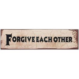 MyFlair Holzschild "Forgive each other"