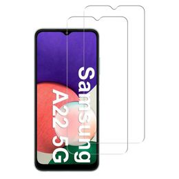 Schutzfolie Samsung Galaxy A22 5G Gehärtetes Glas - Gehärtetes Glas - Transparent