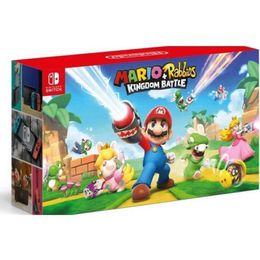 Nintendo Switch 32GB - Schwarz + Mario + Rabbids Kingdom Battle