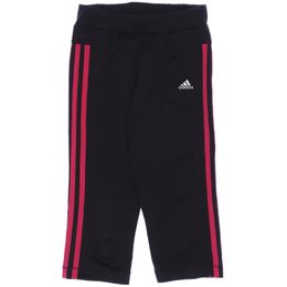 Adidas Damen Stoffhose, schwarz, Gr. 140