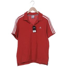 Adidas Herren Poloshirt, rot, Gr. 52