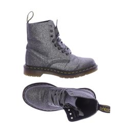 Dr. Martens Damen Stiefelette, silber, Gr. 38