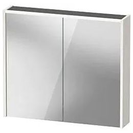 Duravit D-Code Spiegelschrank Verspiegelt DC7106022222000 800x700x148,Weiß Hochglanz, Steckdose J, LED