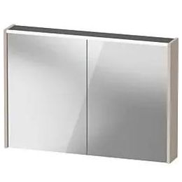 Duravit D-Code Spiegelschrank Verspiegelt DC7107091910000 1000x700x148, Taupe Matt, Steckdose, LED Beleuchtung