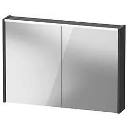 Duravit D-Code Spiegelschrank Verspiegelt DC7107049491000 1000x700x148, Graphit Matt, Steckdose E, LED Beleuchtung