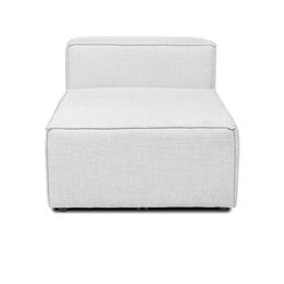 Home Deluxe Modulares Sofa VERONA Mittelsofa - hellgrau