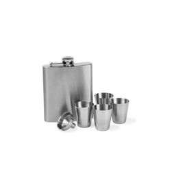 Funktion Pocket flask set 200 ml Steel