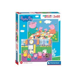 Clementoni Puzzle Peppa Pig 2x60st. Boden