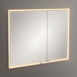 Villeroy & Boch Villeroy & Boch My View Now Spiegelschrank, mit Beleuchtung B: 100 H: 75 T: 16,8 cm, 2 Türen, A4561000,