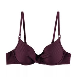 Triumph - Bikini Top gefüttert mit Bügel - Purple 38C - Madras - Bademode für Frauen