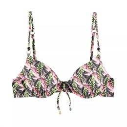 Triumph - Bikini Top gefüttert mit Bügel - Multicolor 42B - Malam - Bademode für Frauen