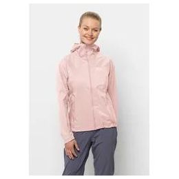 Outdoorjacke Jack Wolfskin "PRELIGHT 2.5L JKT W" Gr. XS (34), grau (rose, smoke) Damen Jacken